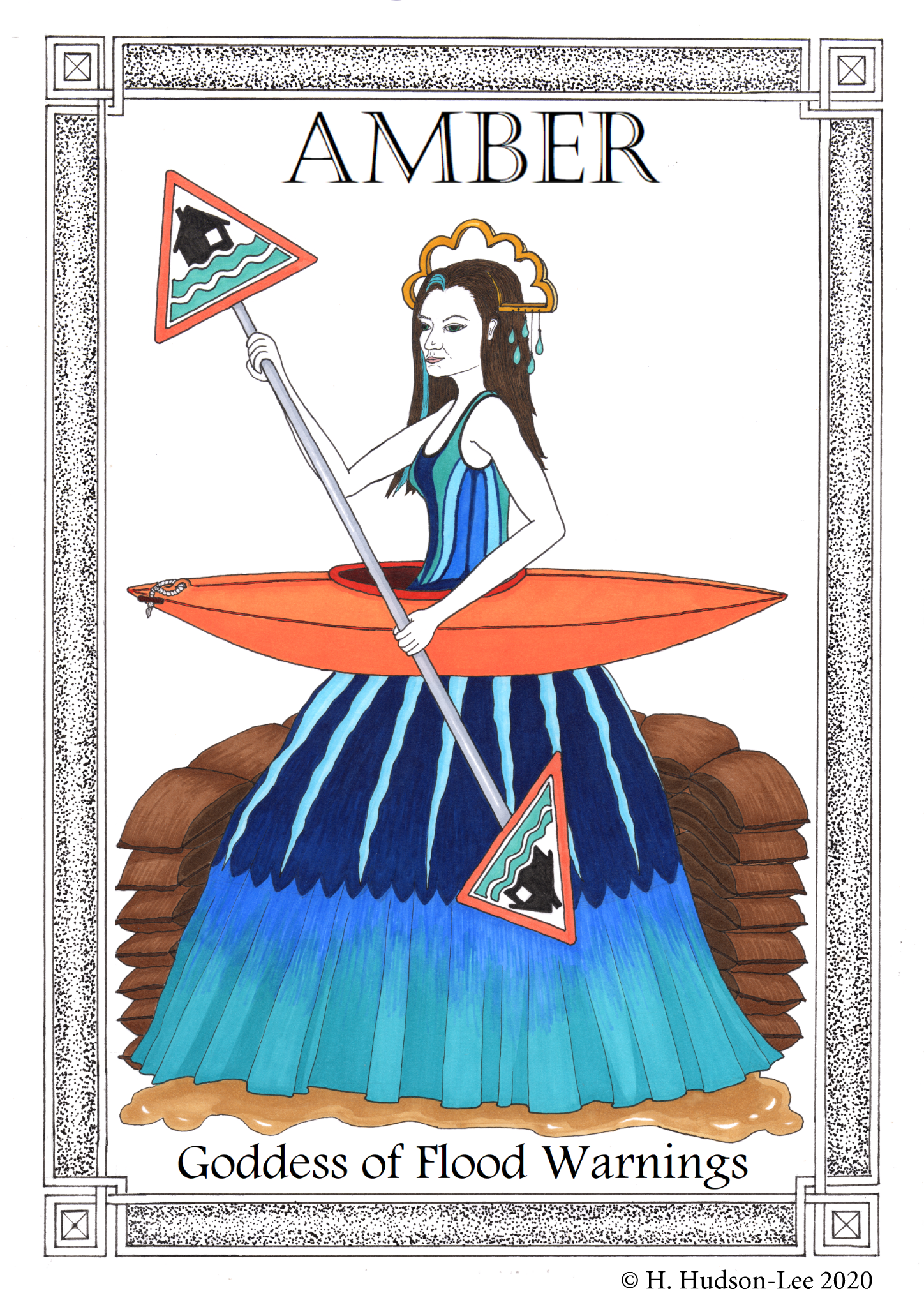 Amber – Goddess of Flood Warnings – Idol Scribblings