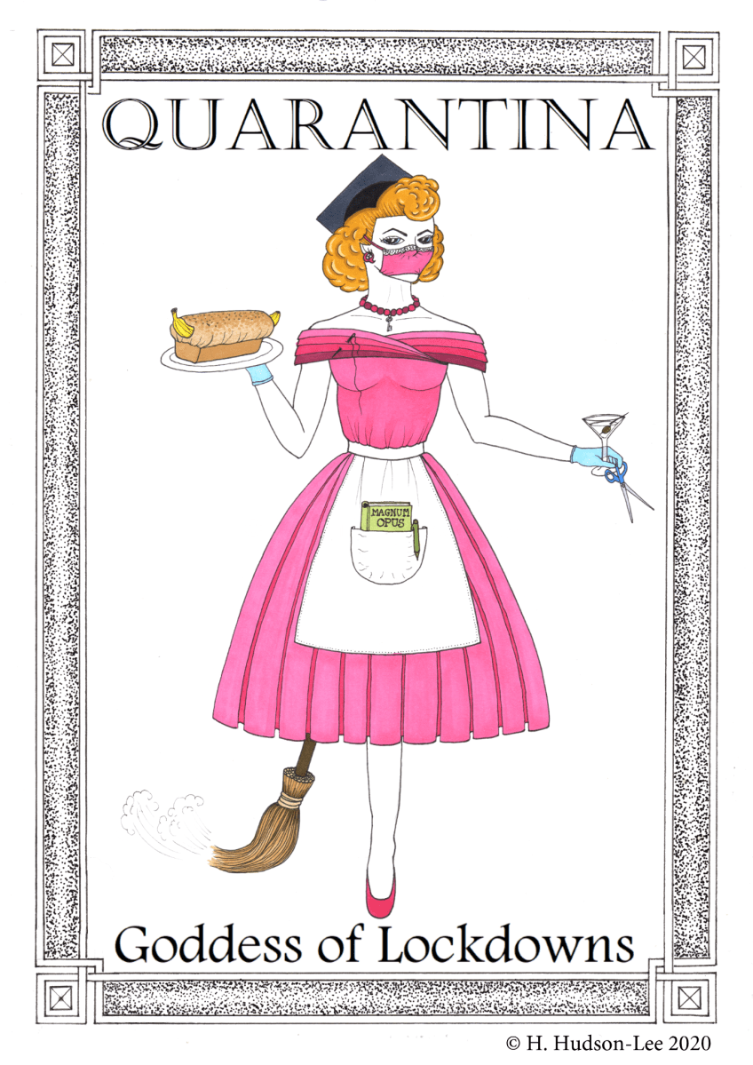 Quarantina – Goddess of Lockdowns – Idol Scribblings